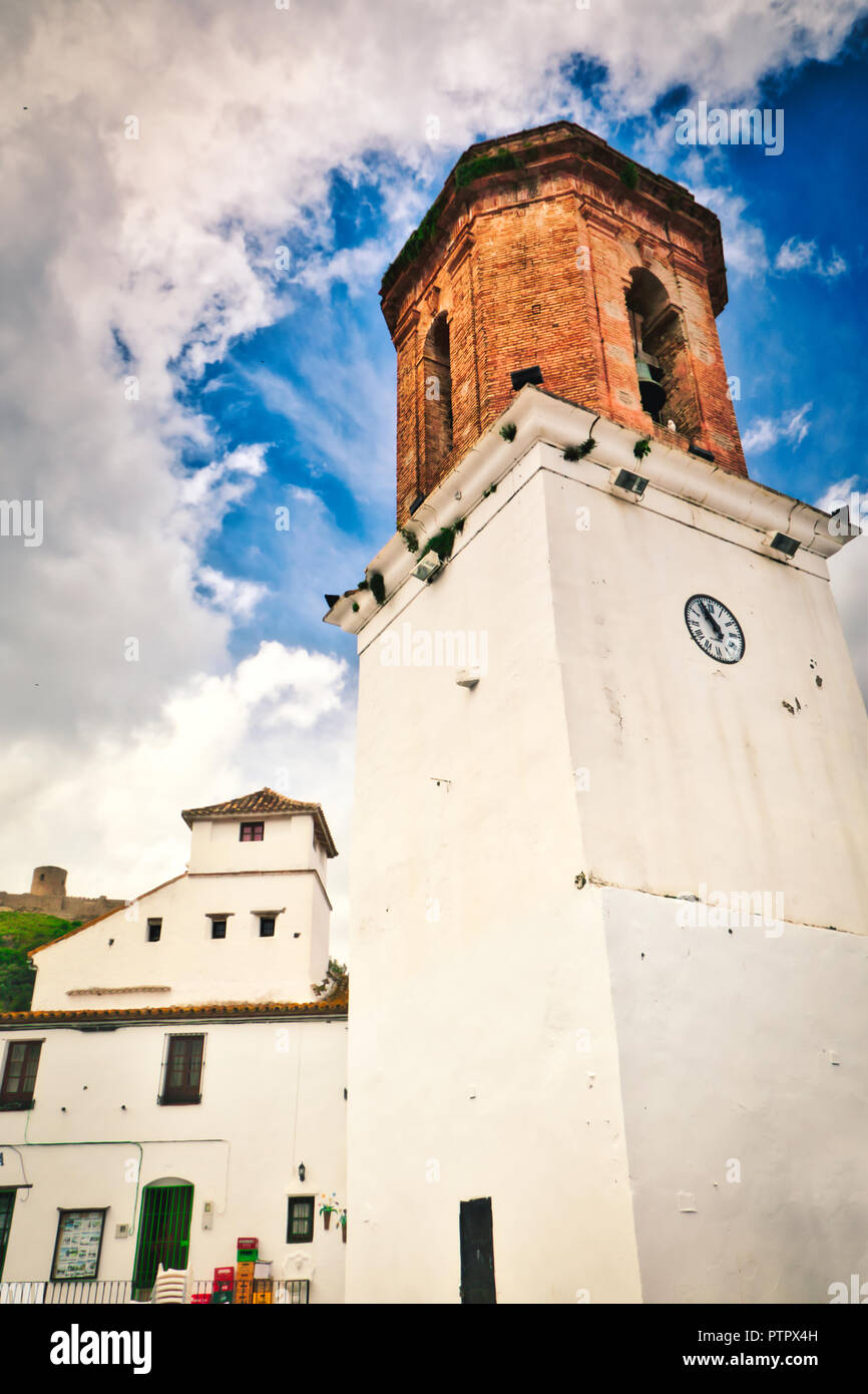 Bell Tower of the Old Church of Santa María la Coronada, located in the ...