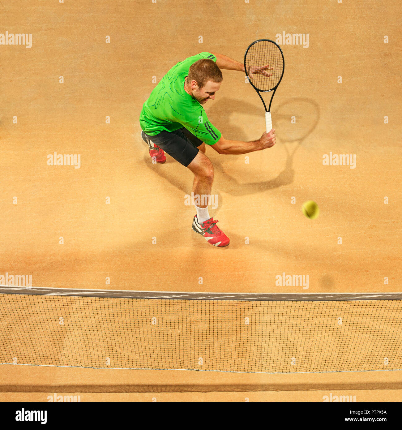 I am saving this ball now. Player lunge, game of defense. The one ...