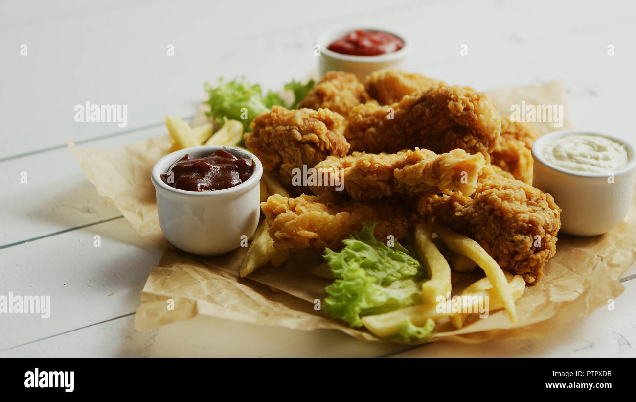 Fresh sauces near fried chicken wings Stock Photo - Alamy Fresh sauces near fried chicken wings Stock Photo - Alamy
