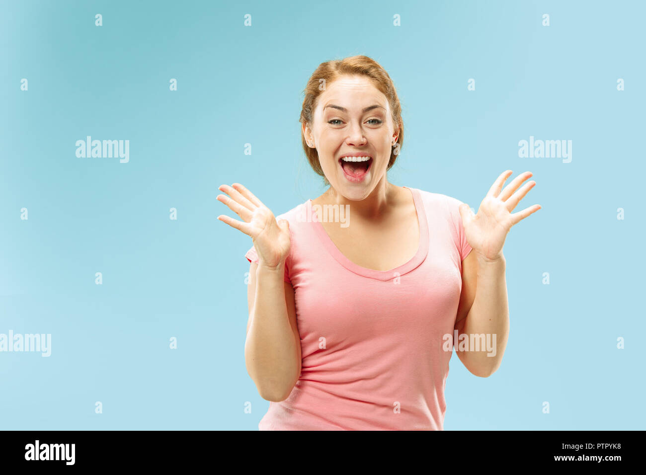I won. Winning success happy woman celebrating being a winner. Dynamic ...