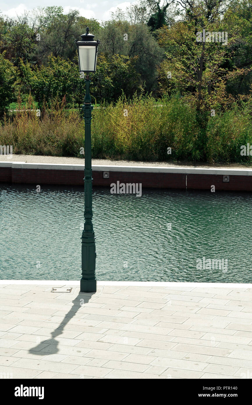 Lamp and channel Stock Photo - Alamy