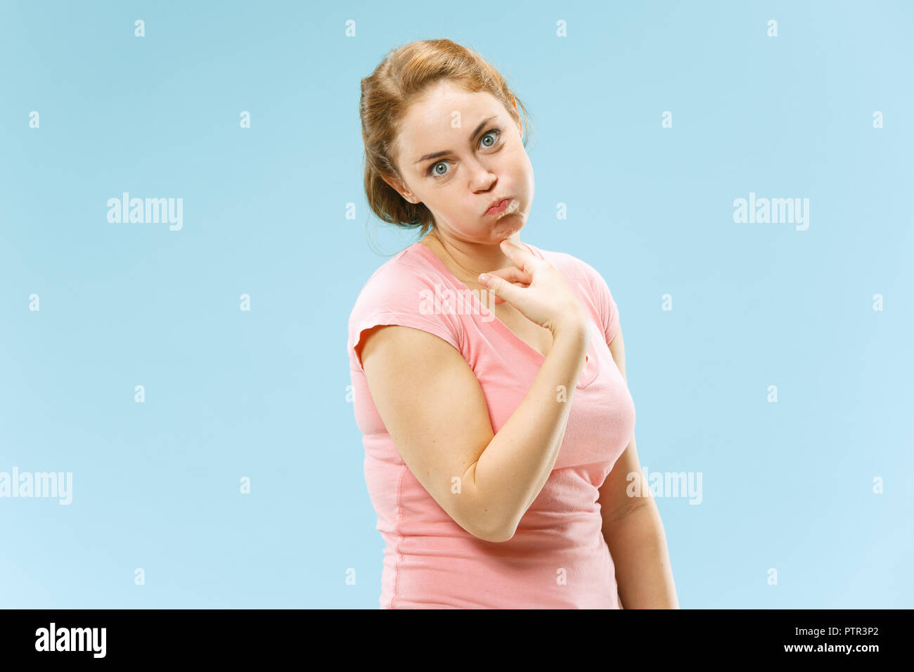 I am tired of everything. Bored woman. Boring, dull, tedious concept ...