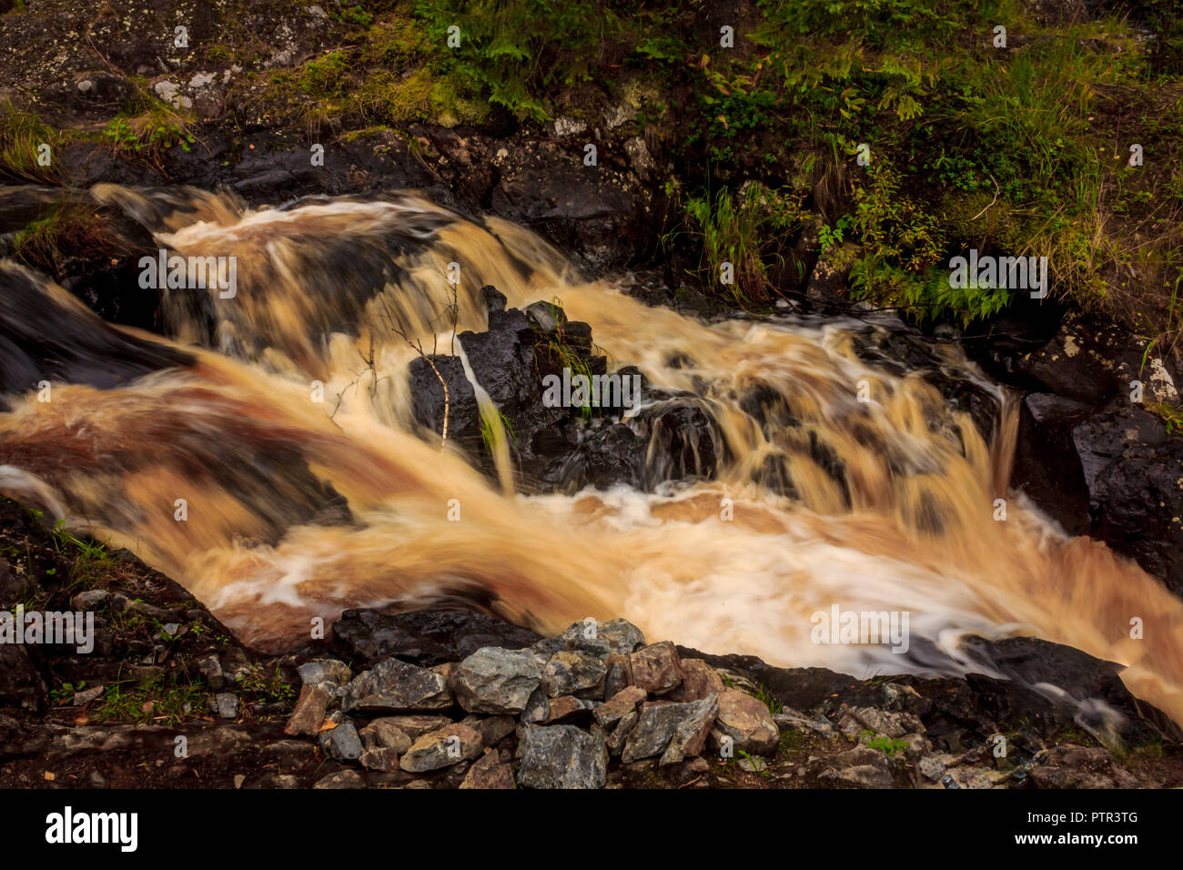 Ruskeala waterfalls hi-res stock photography and images - Alamy