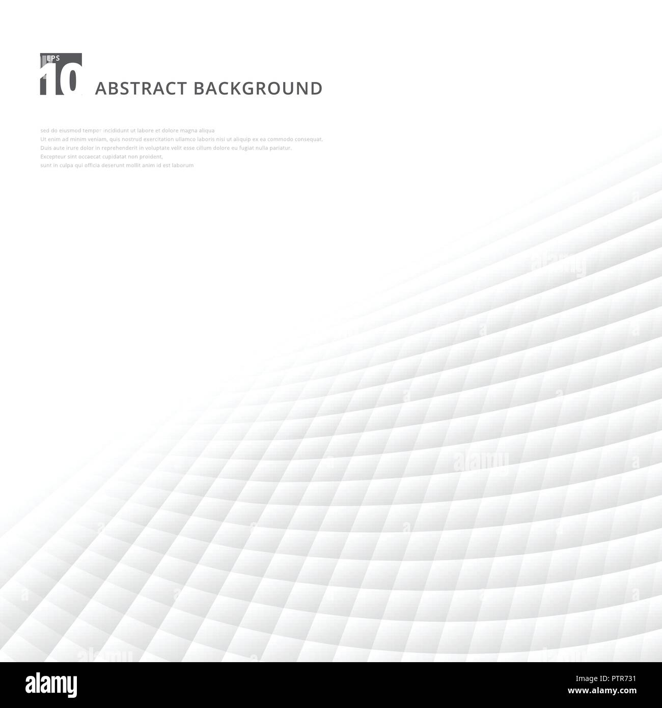 Abstract geometric square pattern background with white shapes ...