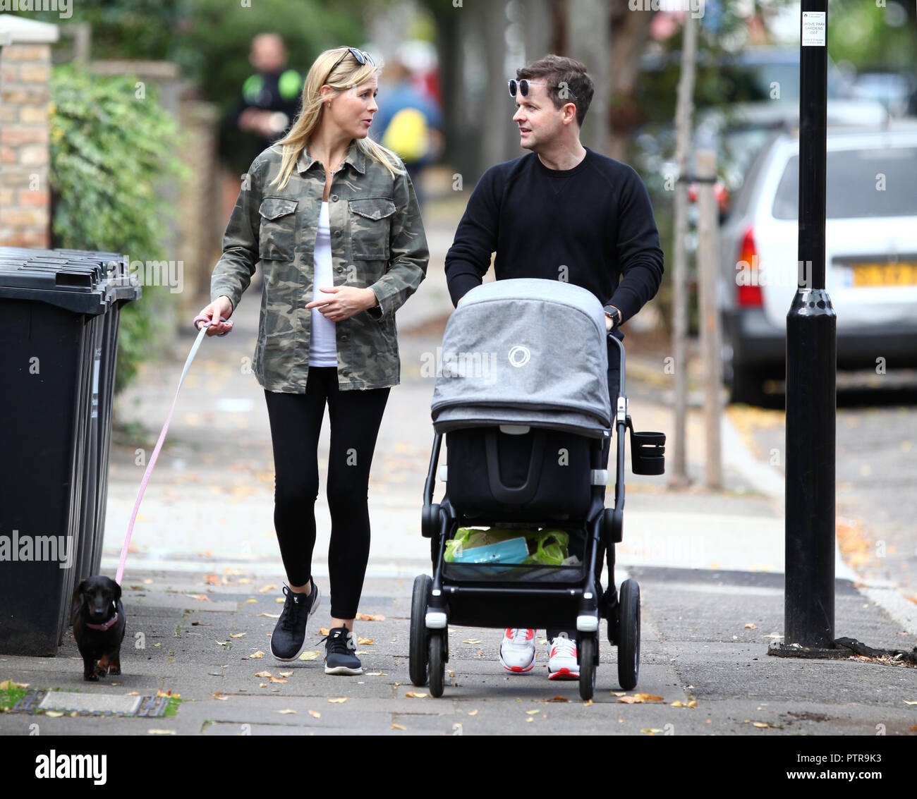 Declan Donnelly and Ali Astall take their baby daughter out. Featuring ...