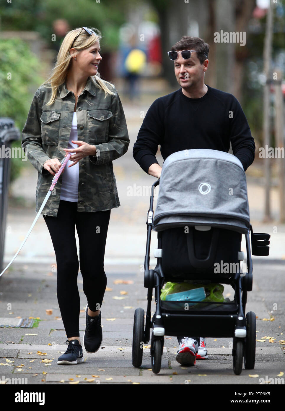 Declan Donnelly and Ali Astall take their baby daughter out. Featuring ...
