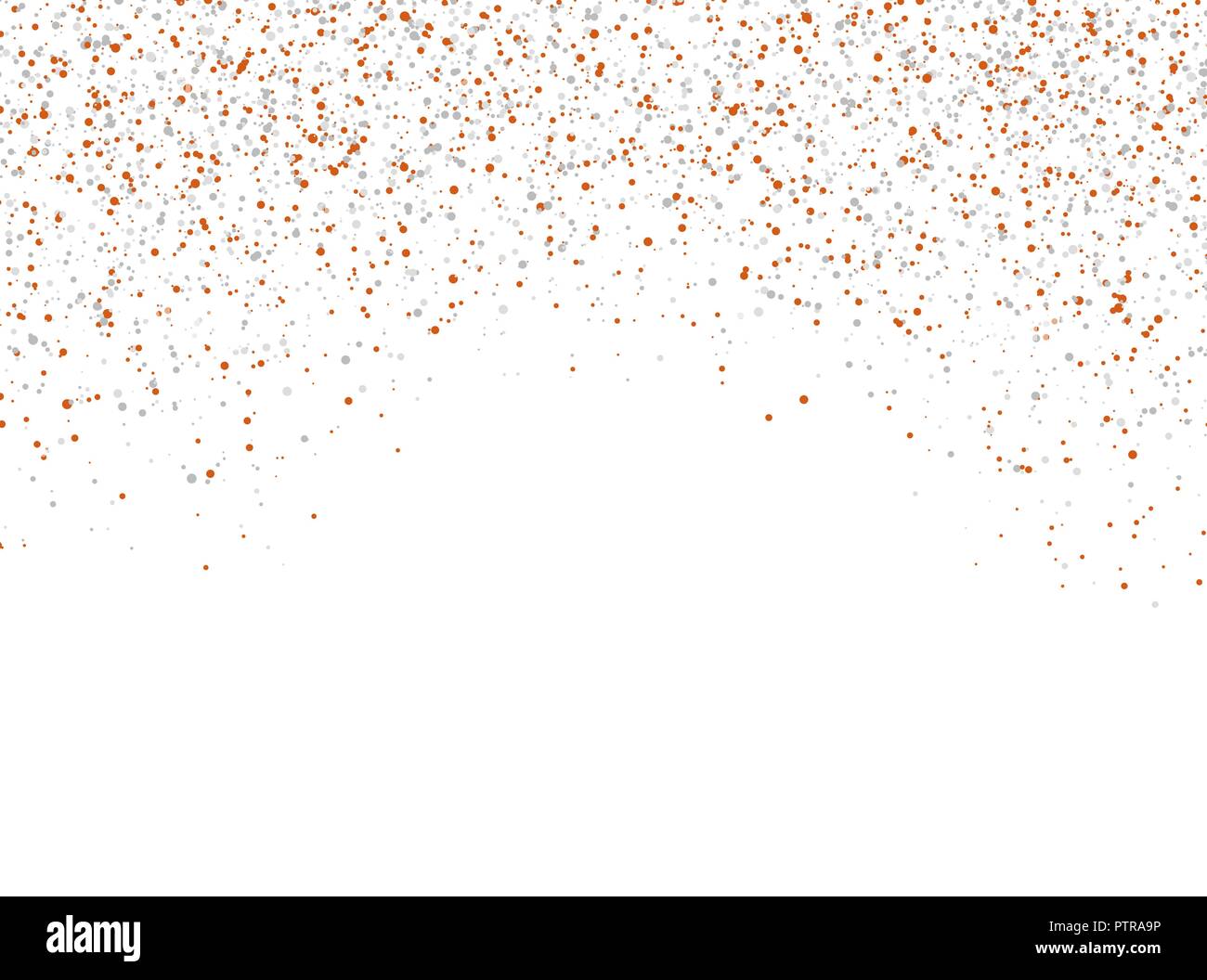 Glitter Falling White Background