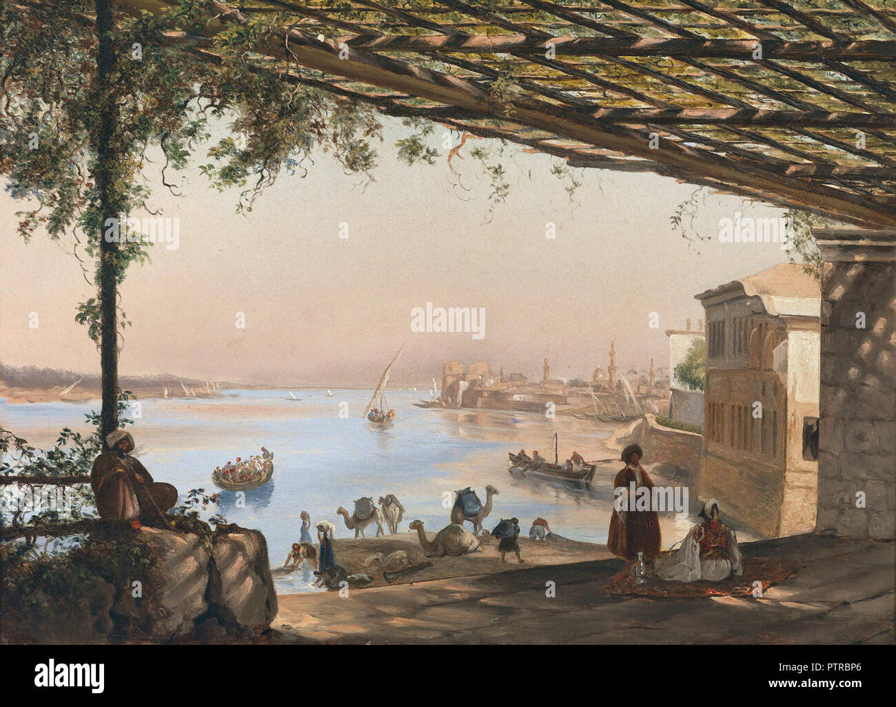 Berninger Edmund - Cairo Scene Stock Photo - Alamy