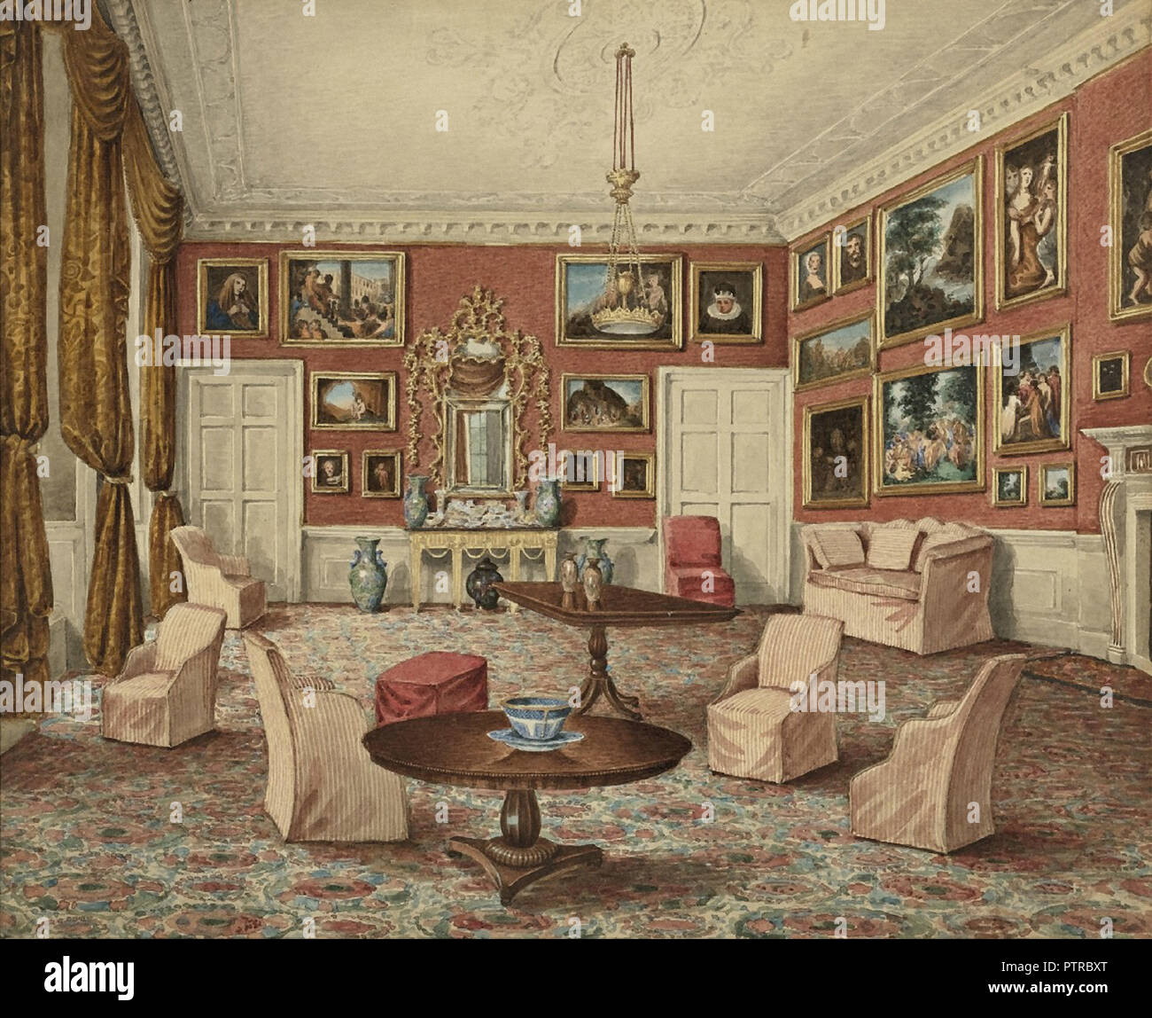 Best Mary Ellen - the Drawing Room at Howsham Hall Stock Photo - Alamy
