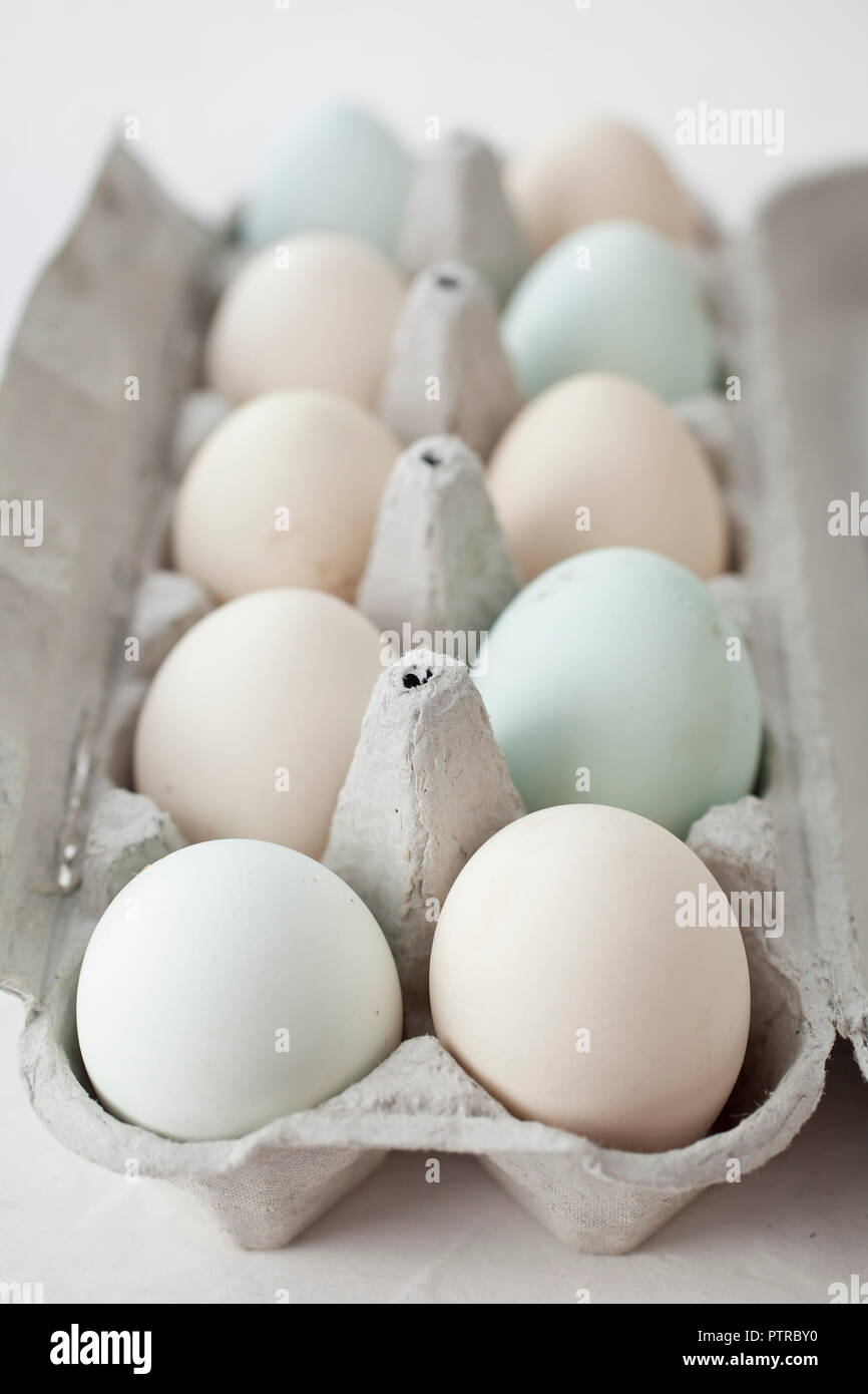 lot of eggs in multiple colors Stock Photo - Alamy