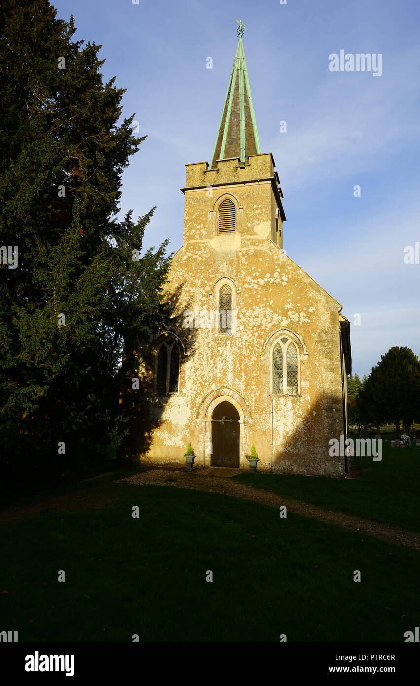 Church of St Nicholas, Steventon Stock Photo - Alamy