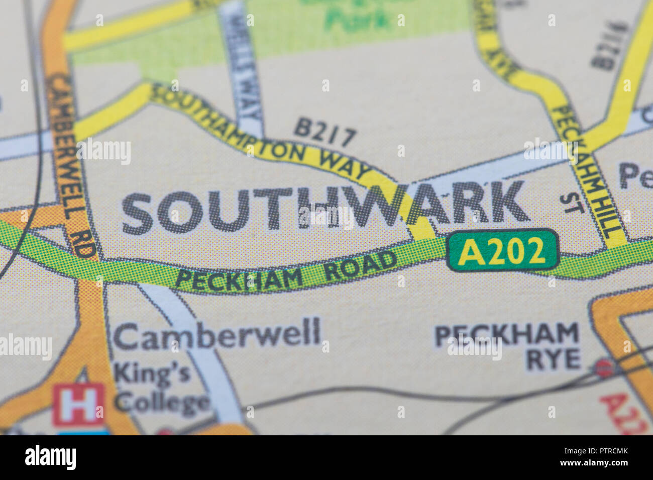 London city guide map street hi-res stock photography and images - Alamy