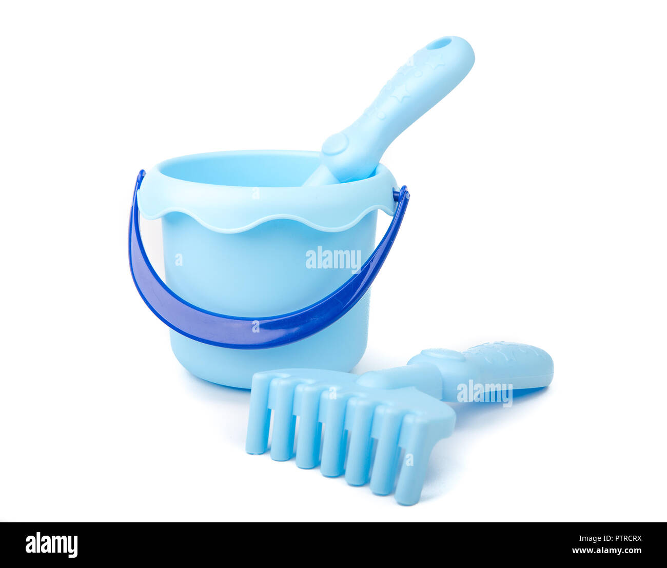baby toys - bucket isolated on white background Stock Photo - Alamy