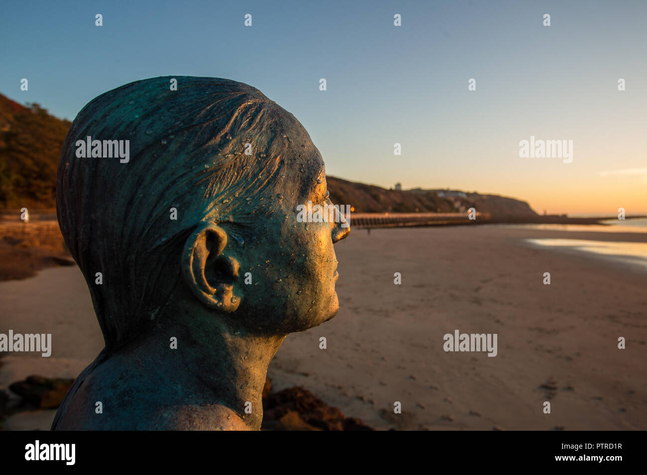 Folkestone Triennial - Mermaid Statue on Sunny Sands Beach, Folkestone ...