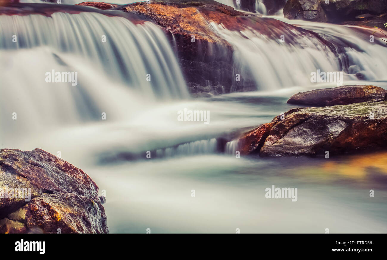 Beautiful Water Fall, Long Exposure Stock Photo - Alamy