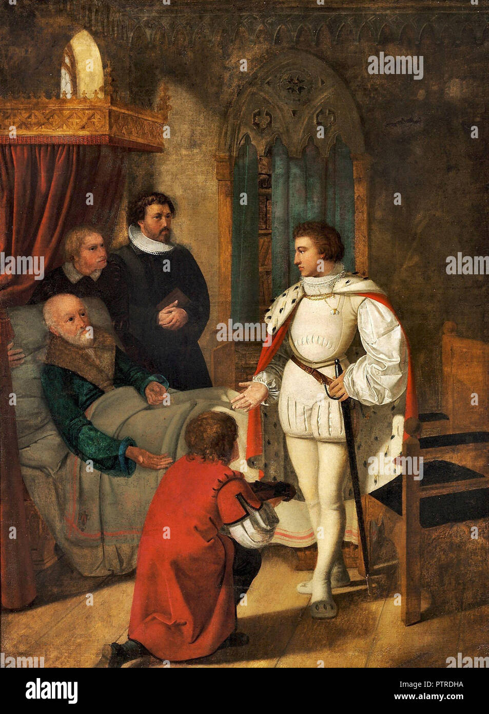 Blunck Ditlev Conrad - King Christian IV and Chancellor Niels Kaas ...