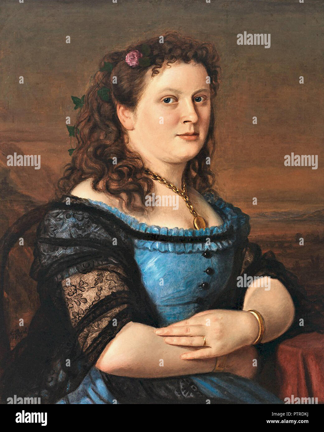 Boch Anton - Portrait Der Pepina Schmid-Schilling Stock Photo - Alamy