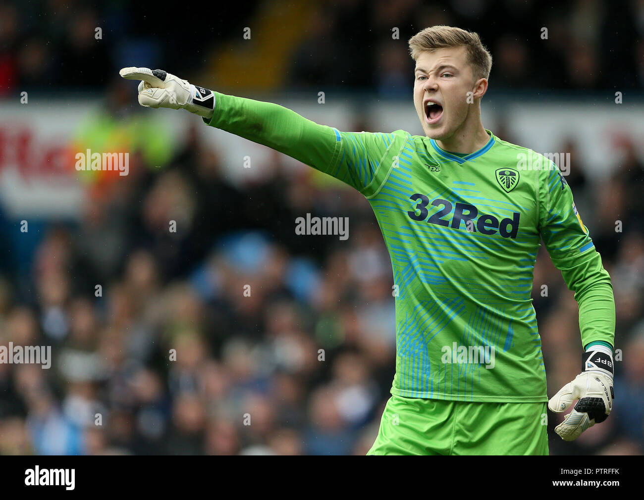 Leeds United goalkeeper Bailey Peacock-Farrell Stock Photo - Alamy