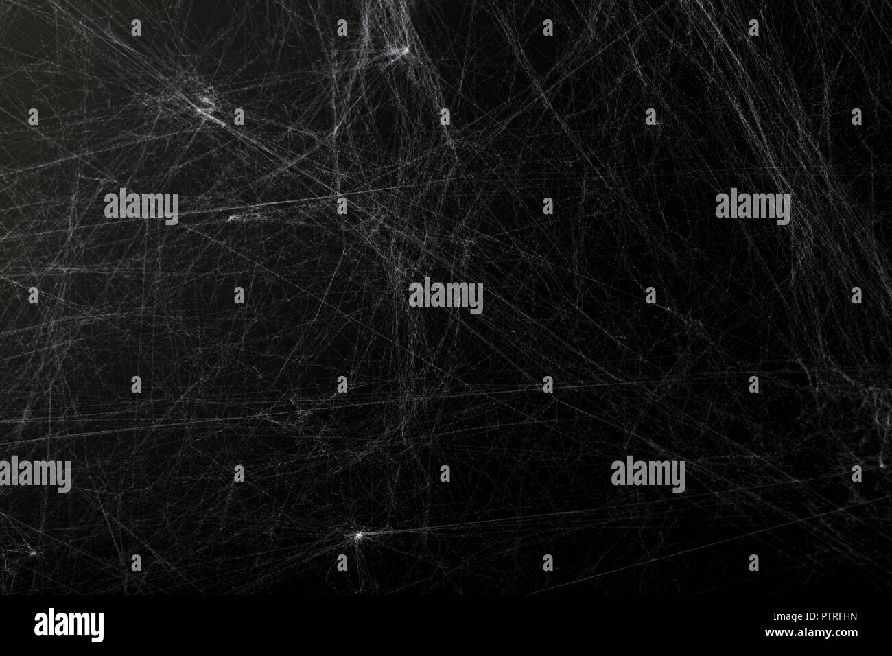 Halloween creepy cobweb spiders web with a black background Stock Photo ...