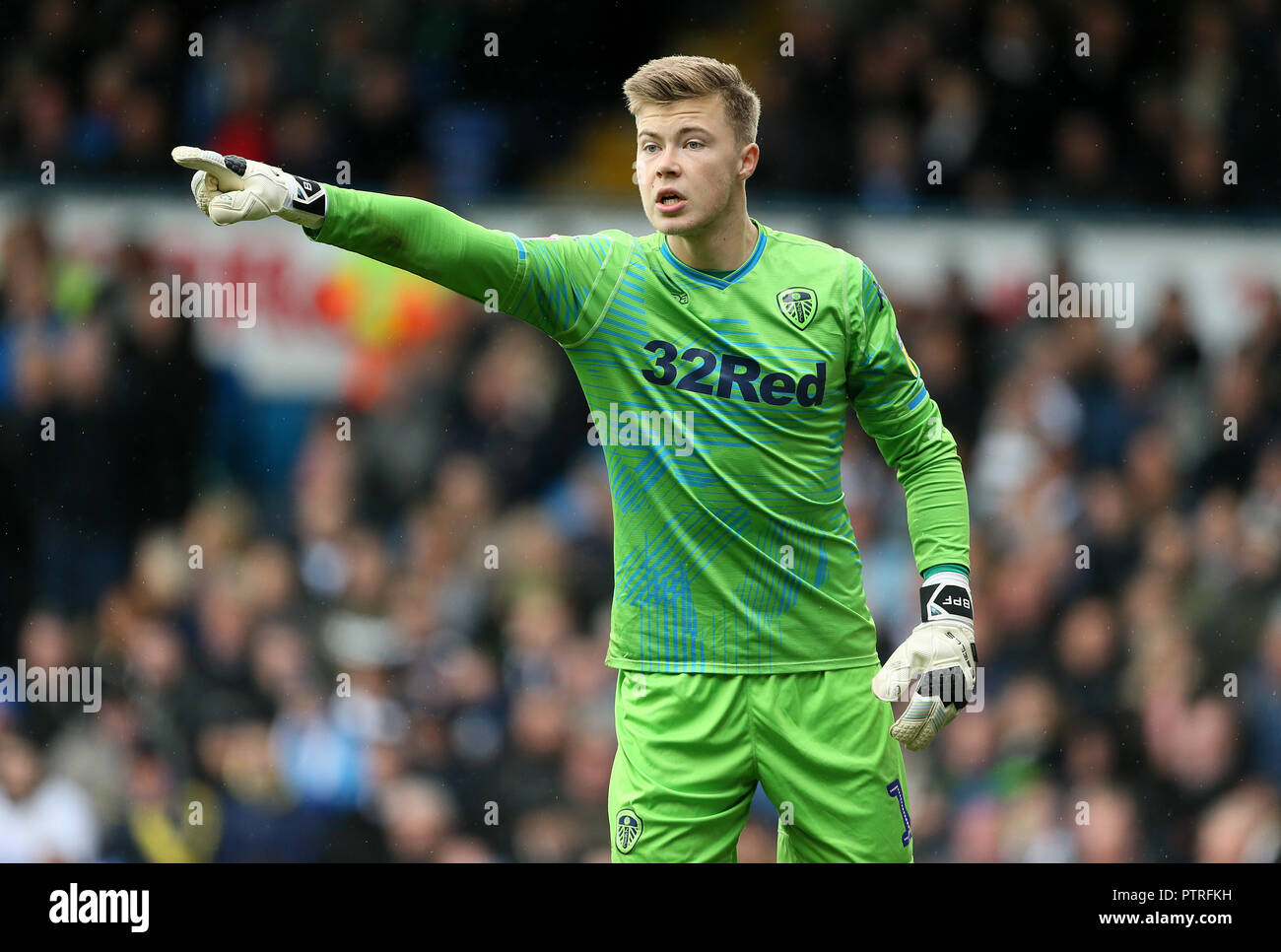Leeds United goalkeeper Bailey Peacock-Farrell Stock Photo - Alamy
