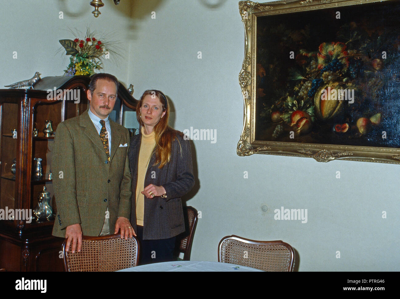 Rudolph Prinz von Croy mit Ehefrau Alexandra in Dülmen, Deutschland ...