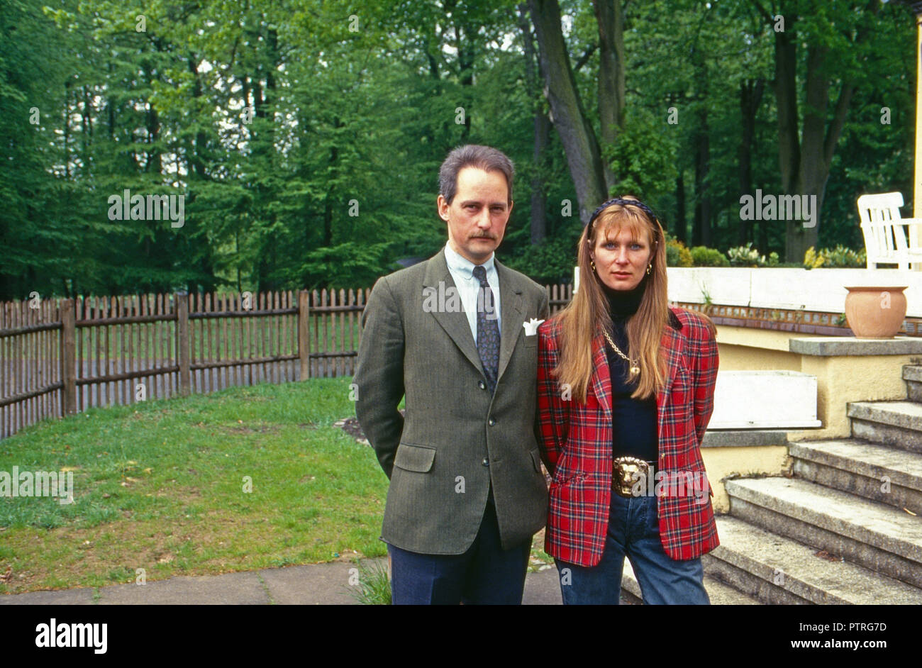 Rudolph Prinz von Croy mit Ehefrau Alexandra in Dülmen, Deutschland ...