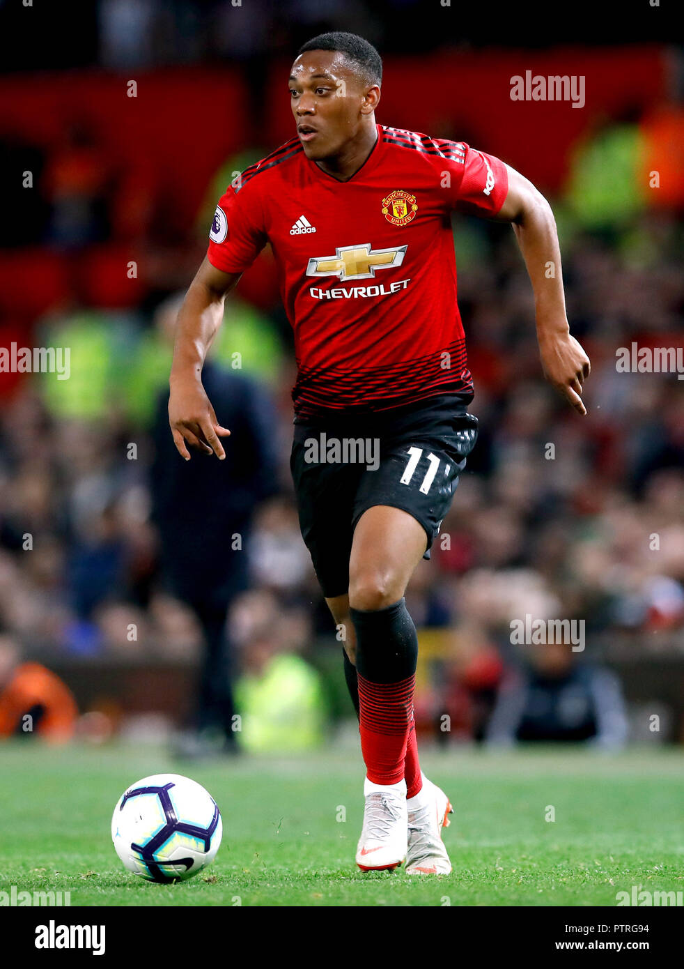 Manchester United's Anthony Martial during the Premier League match at ...