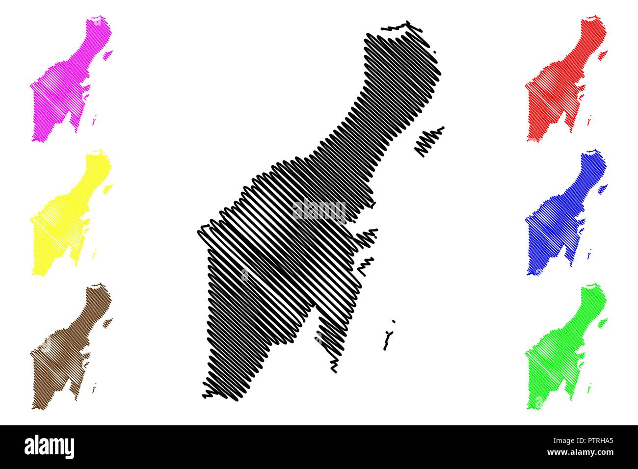 Map of chetumal mexico Cut Out Stock Images & Pictures - Alamy