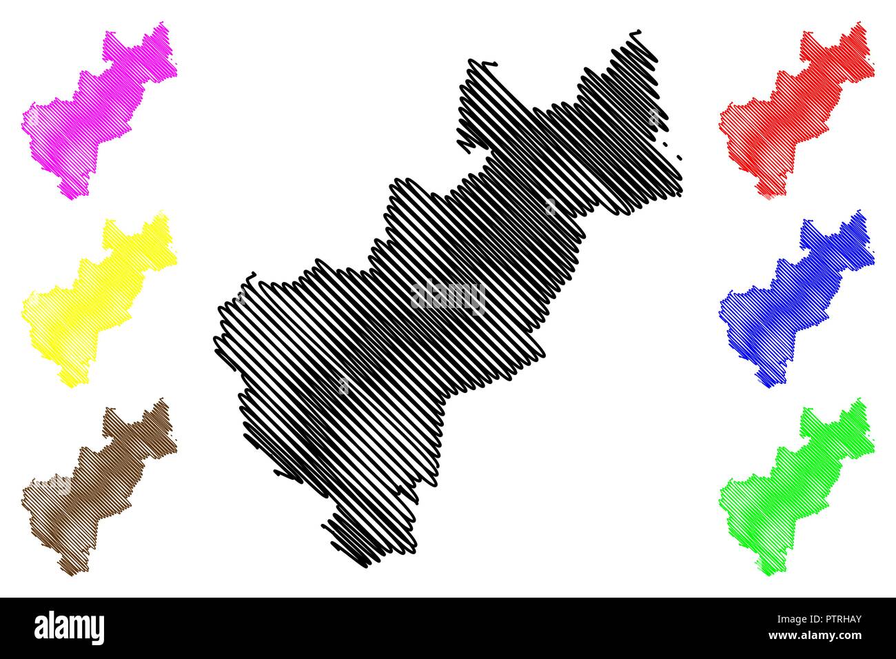 Map of queretaro hi-res stock photography and images - Alamy