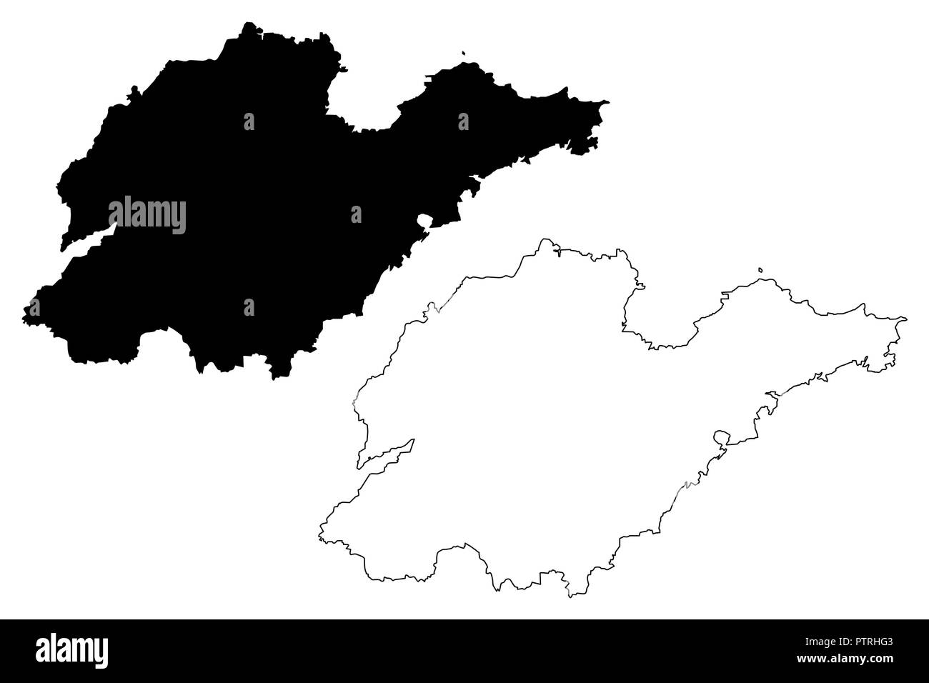 Shandong Province (Administrative divisions of China, China, People's ...