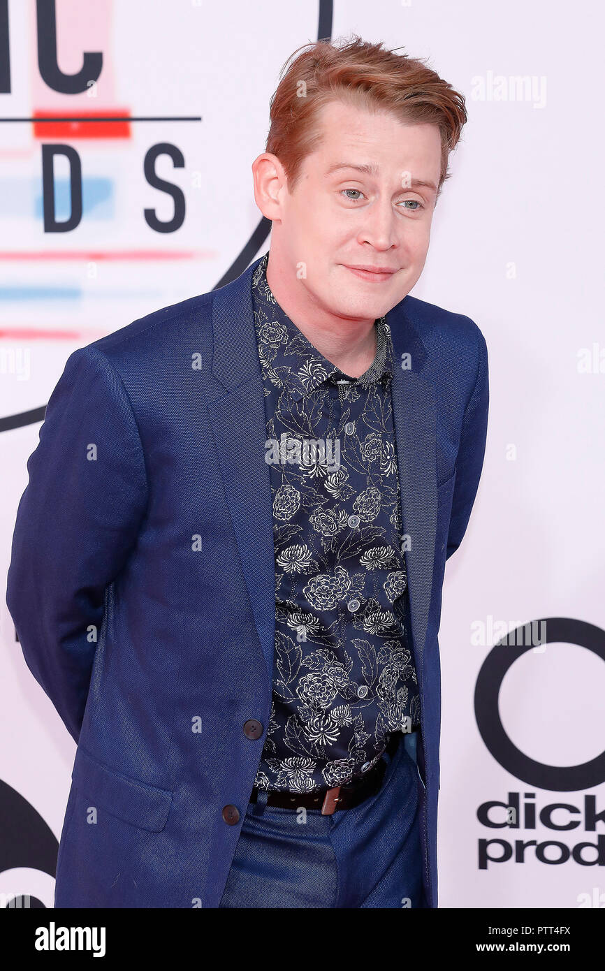 LOS ANGELES, USA - OCTOBER 9: Macaulay Culkin photographed on the red ...