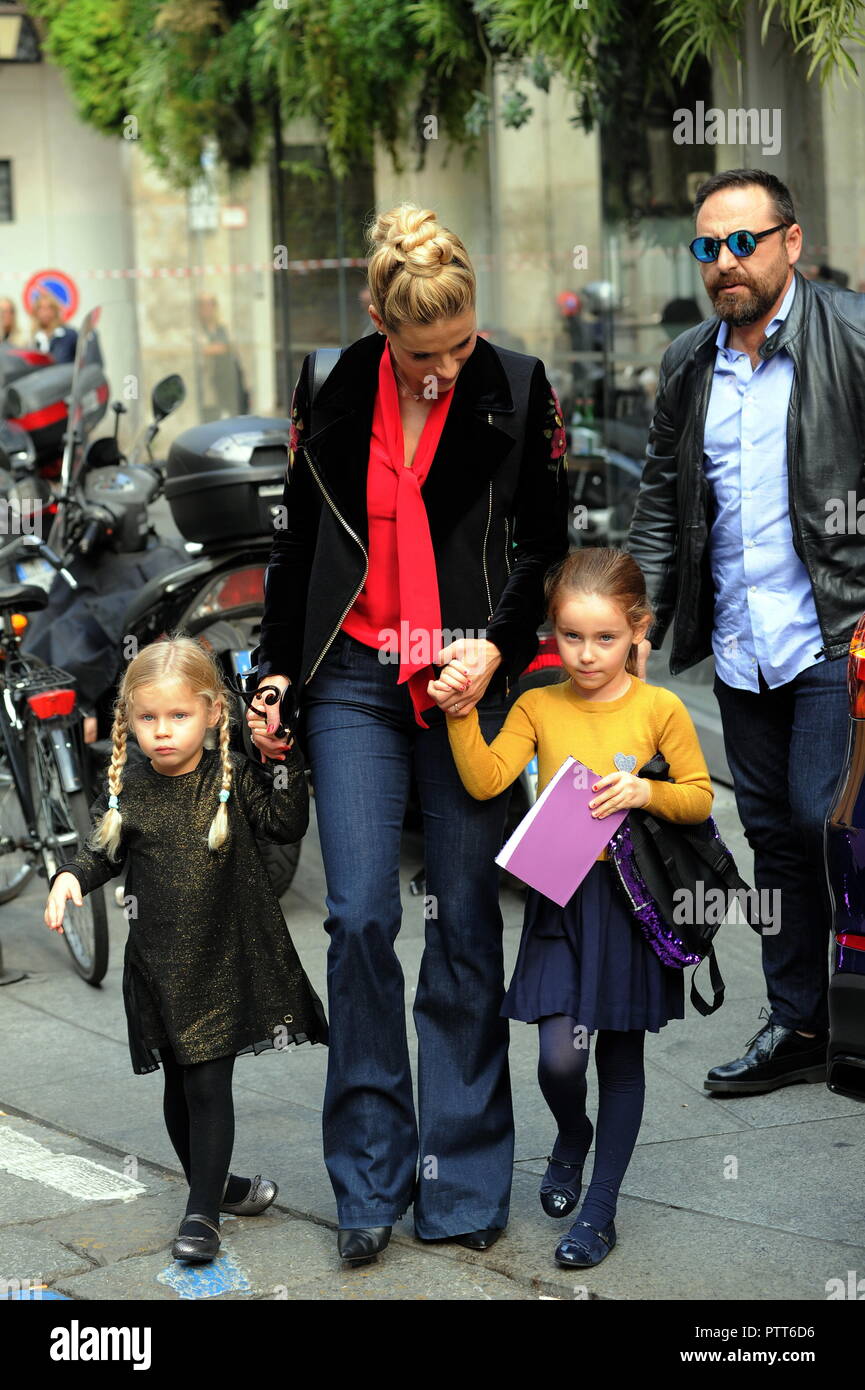 Milan, Michelle Hunziker celebrates birthday daughter Sun and wedding ...
