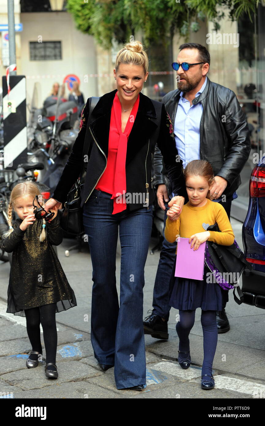 Milan, Michelle Hunziker celebrates birthday daughter Sun and wedding ...