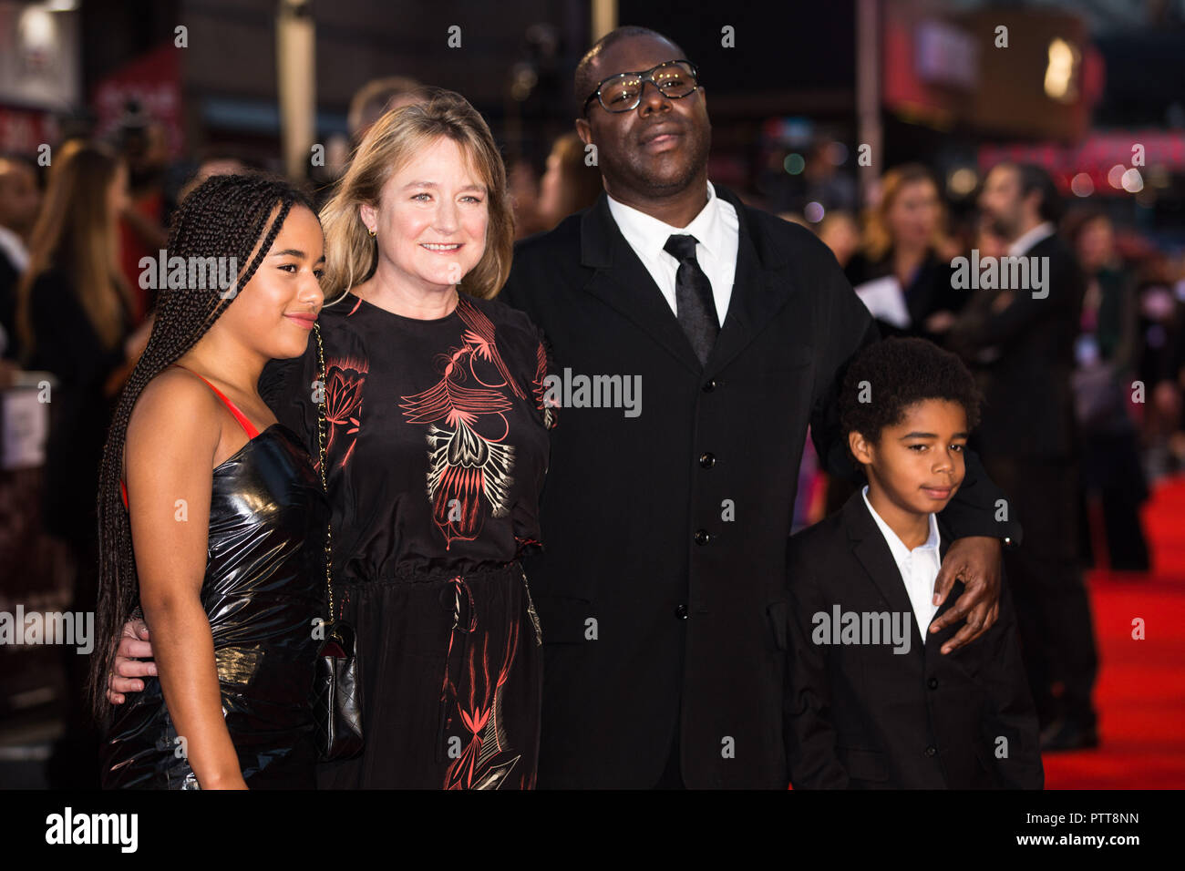 London, UK. 10th Oct 2018. Steve McQueen & Family at Widows Premiere ...