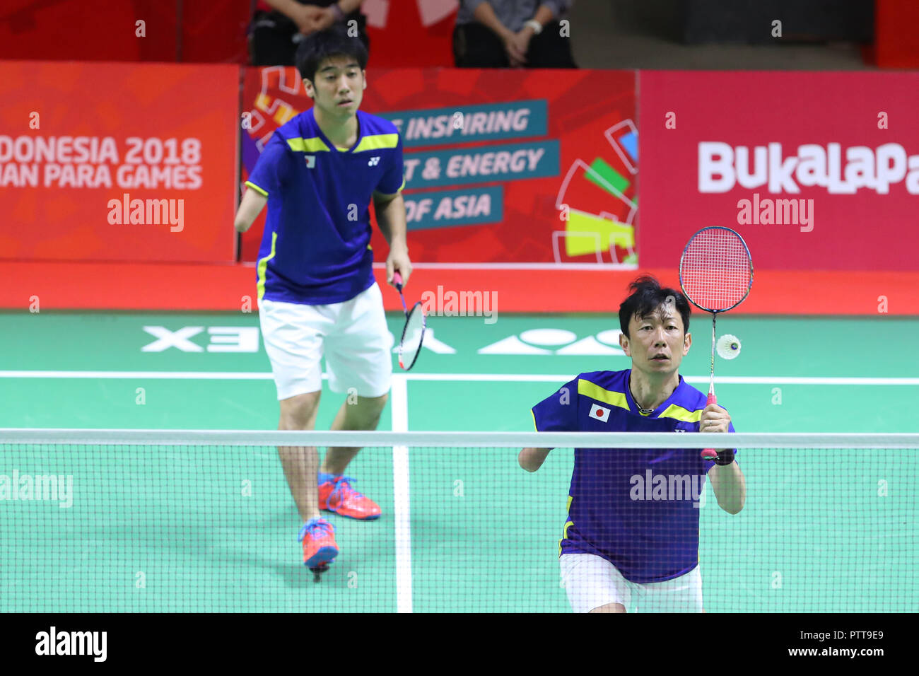 Jakarta, Indonesia. 10th Oct, 2018. Gen Shogaki & Tetsuo Ura (JPN ...