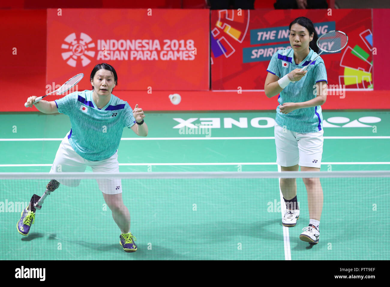 Jakarta, Indonesia. 10th Oct, 2018. Noriko Ito & Akiko Sugino (JPN ...