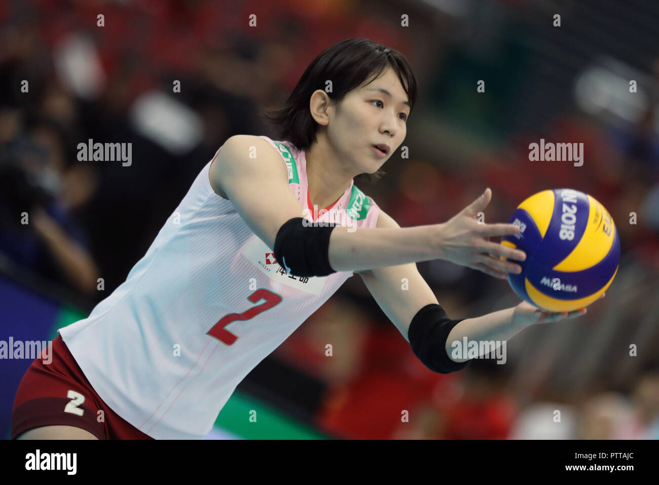 Nagoya, Japan. 10th Oct, 2018. Sarina Koga (JPN) Volleyball : FIVB ...