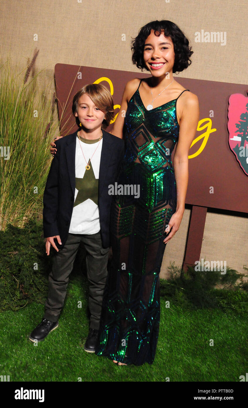 Los Angeles, USA. 10th Oct 2018. Actor Duncan Joiner and actress ...