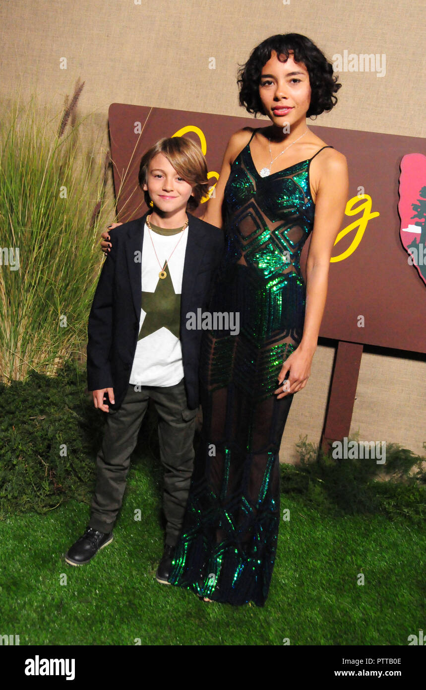 Los Angeles, USA. 10th Oct 2018. Actor Duncan Joiner and actress ...