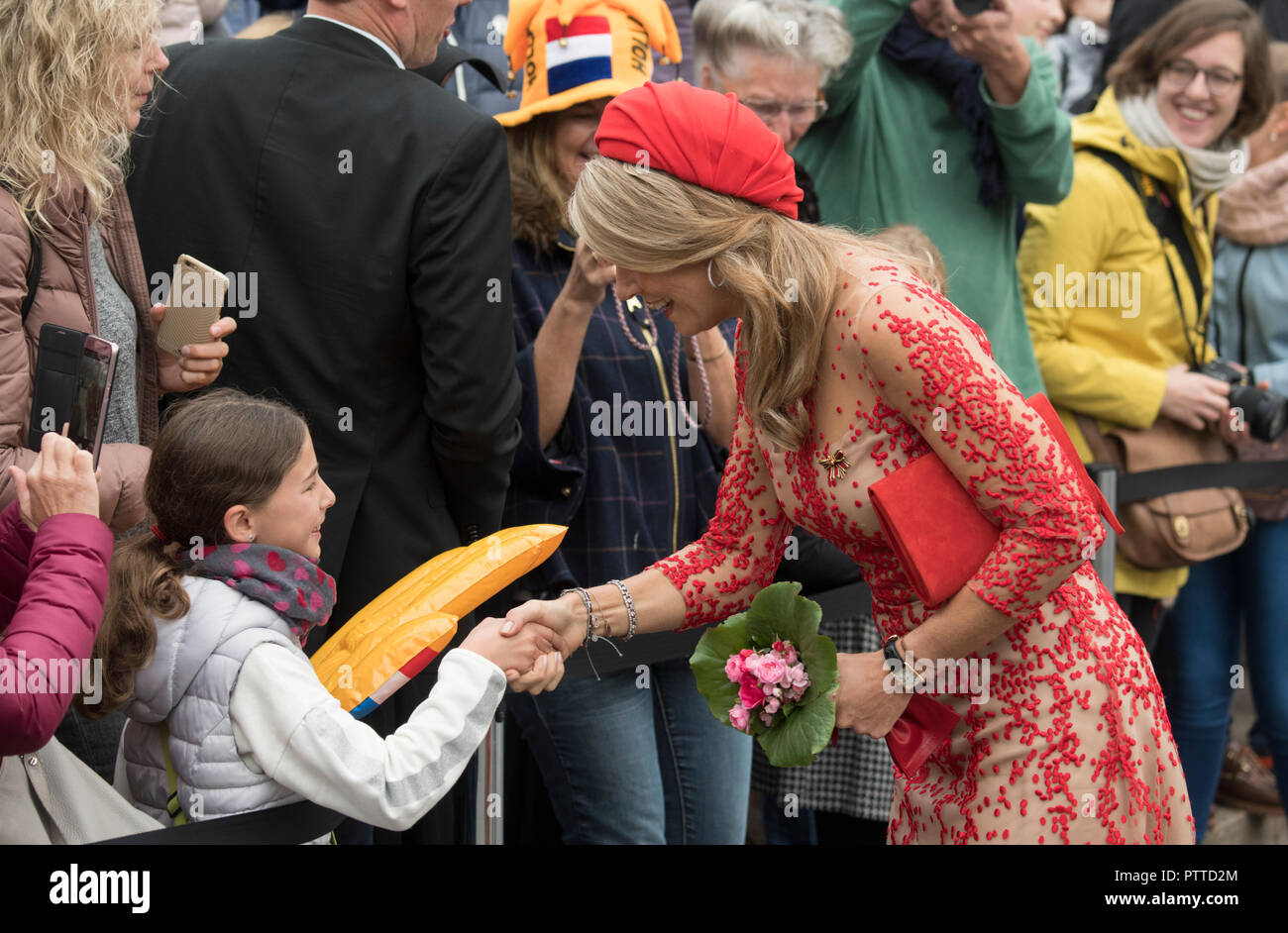 11 October 2018, Rhineland-Palatinate, Trier: Queen Maxima of the ...