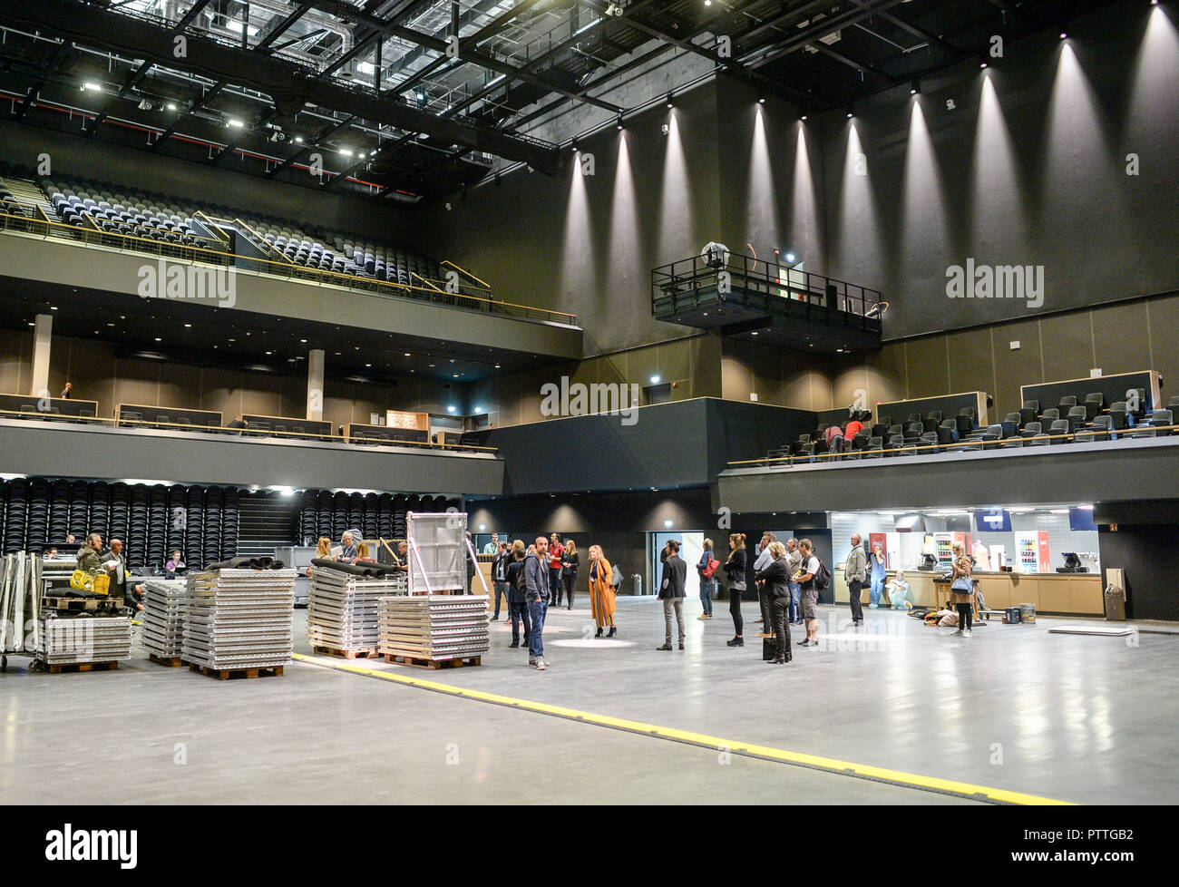 11 October 2018, Berlin: View into the Verti Music Hall, a new event ...