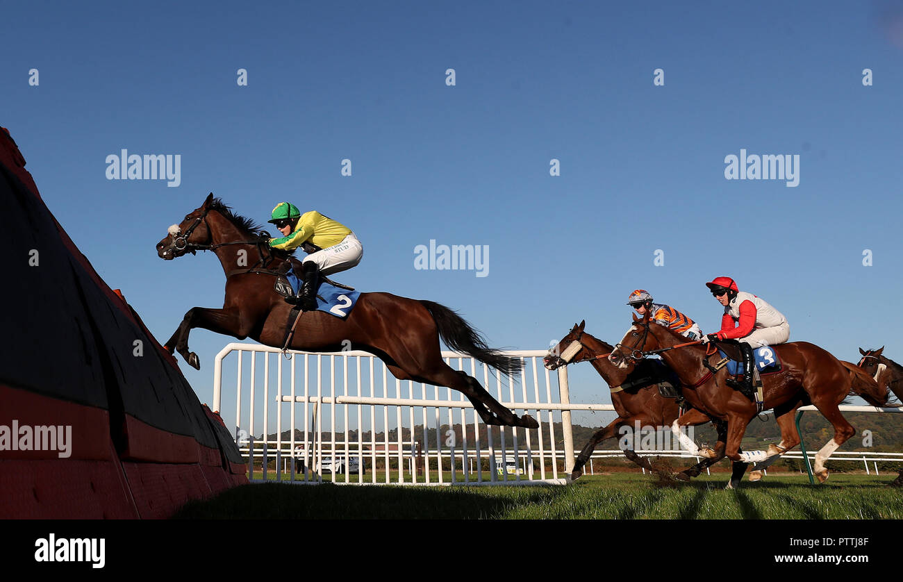 Excellent Team ridden by Bridget Andrews leads from Blushing Red ridden ...