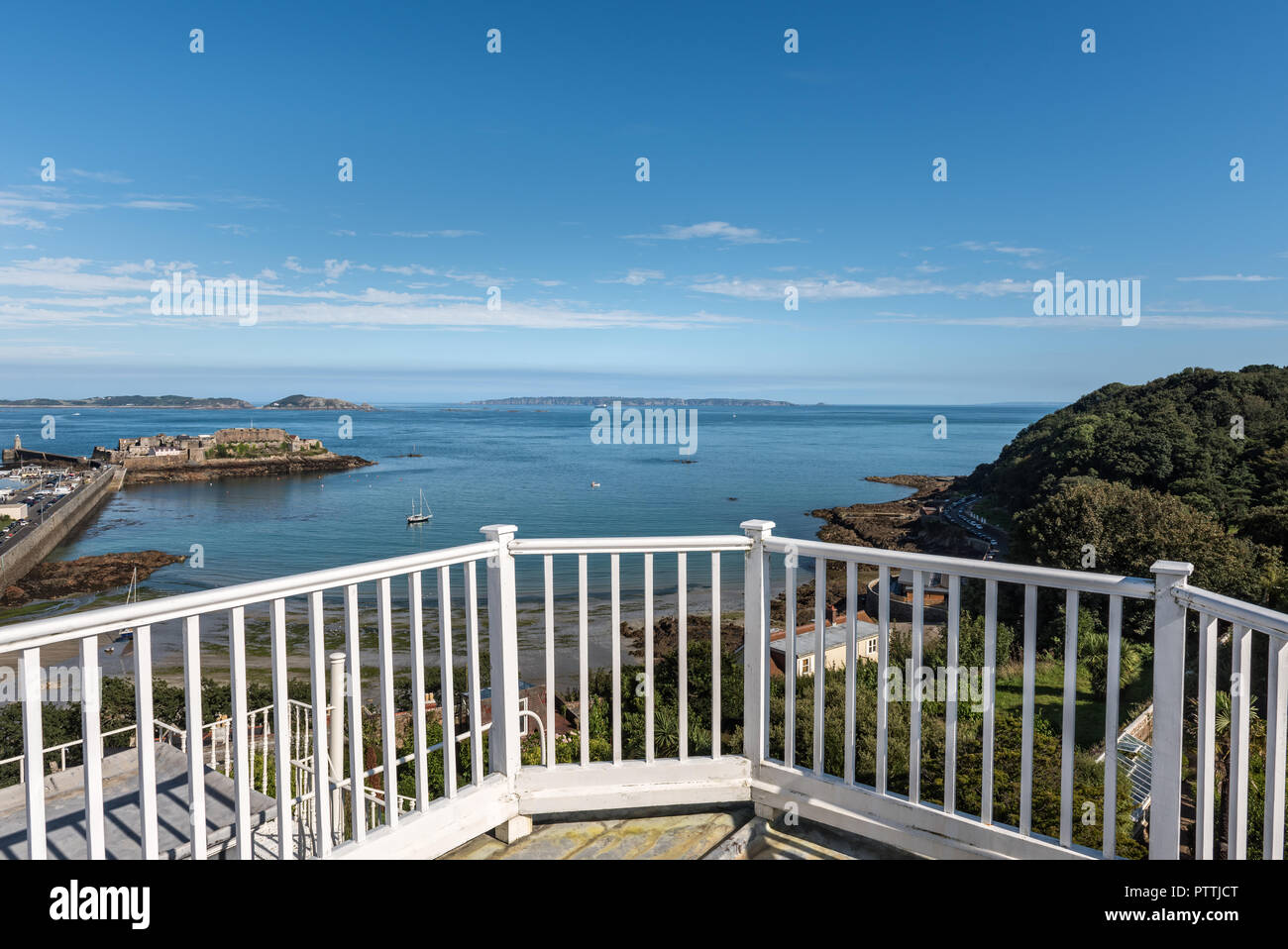 Scenic view from window sea hi-res stock photography and images - Alamy