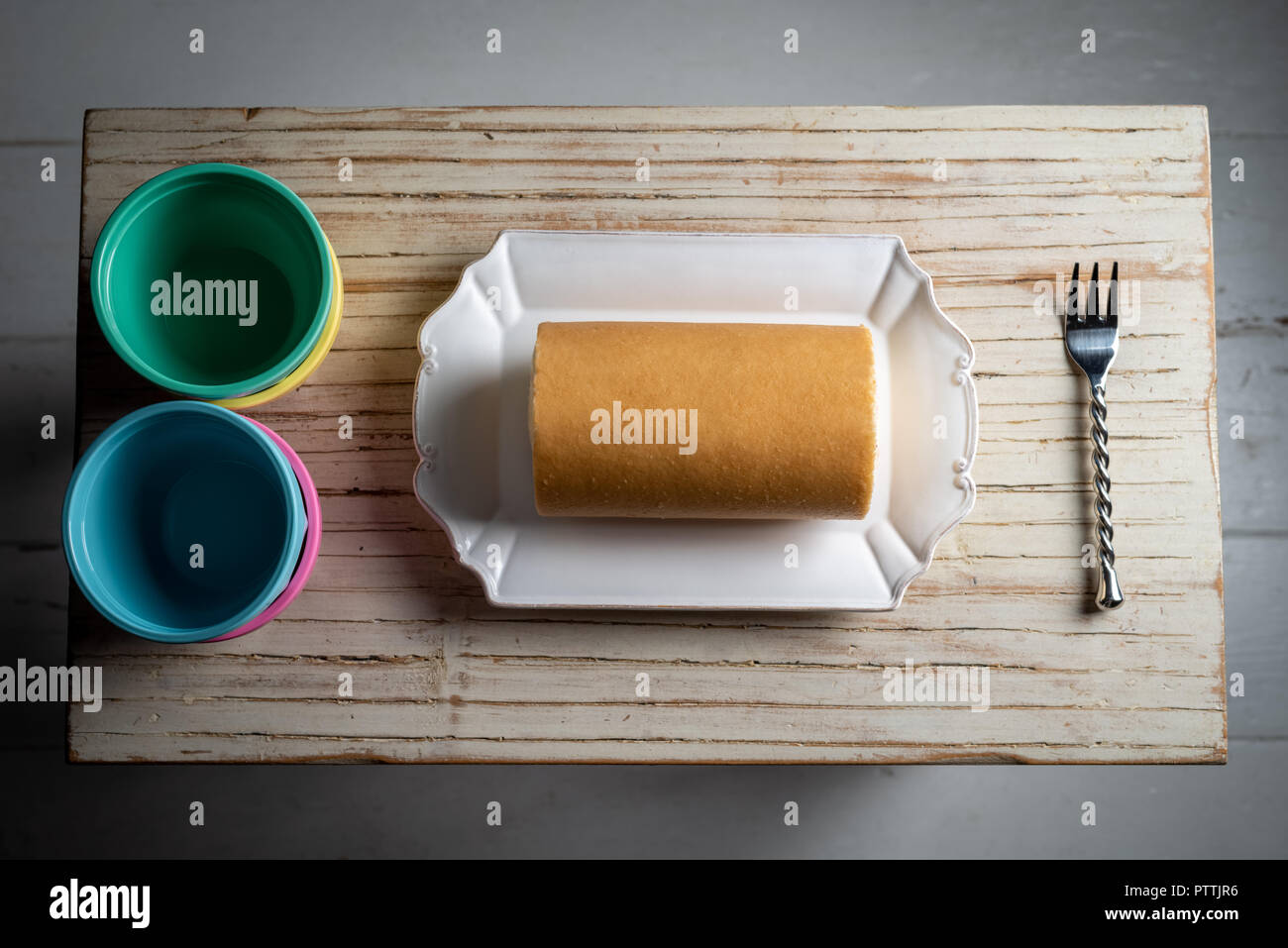 Arctic roll ice cream hi-res stock photography and images - Alamy