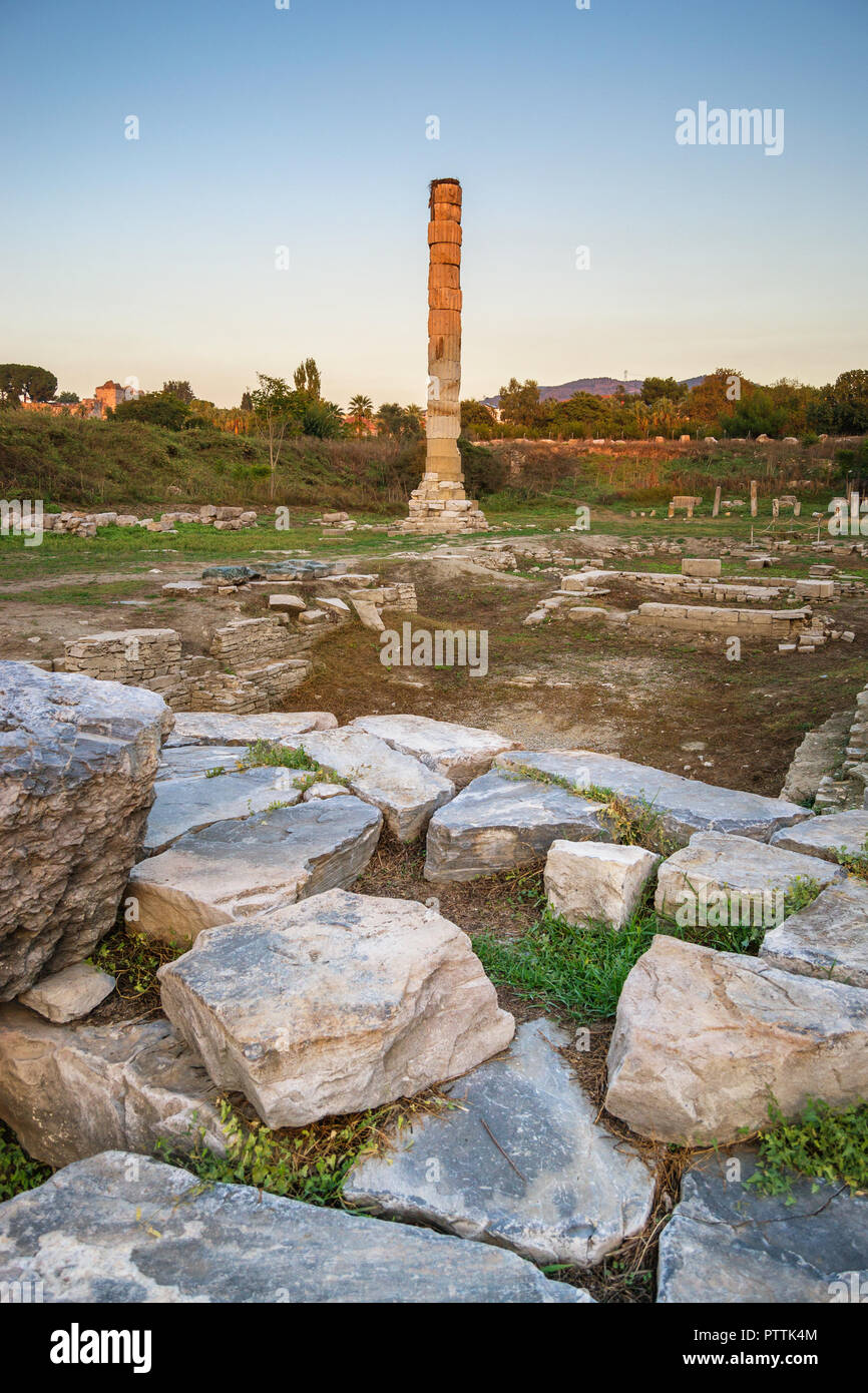 Temple of Artemis ruins - one of the seven wonder of the ancient world ...