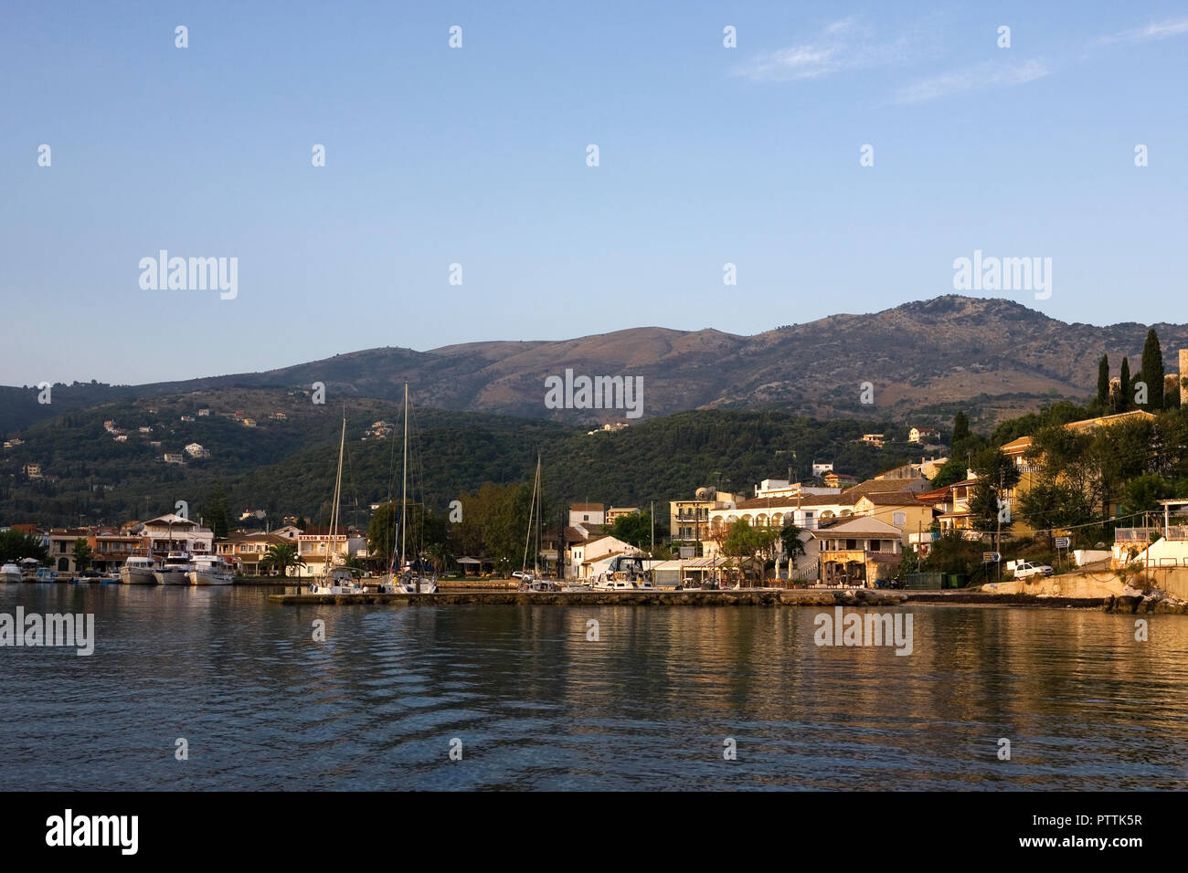 Corfu resort bay harbour sea hi-res stock photography and images - Alamy