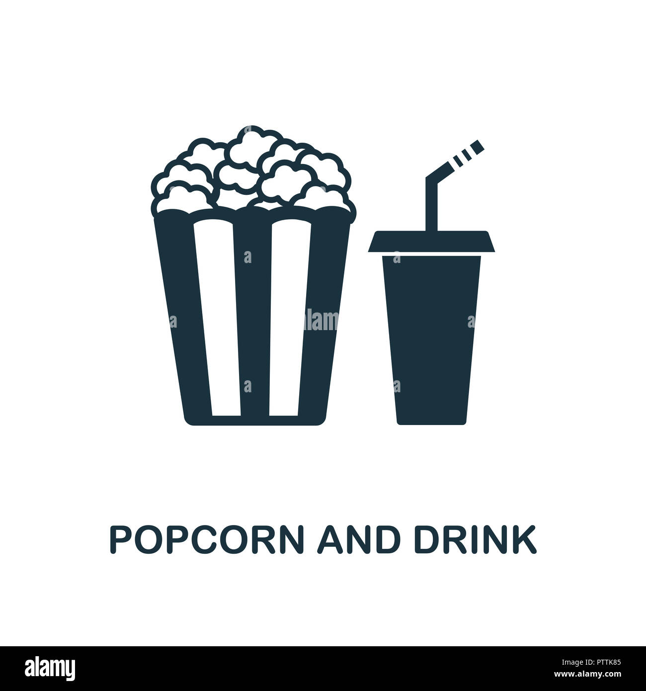 Pop corn black drink hi-res stock photography and images - Alamy