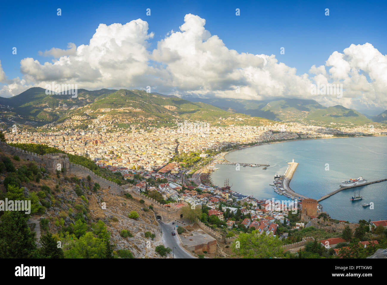Alanya coastline hi-res stock photography and images - Alamy