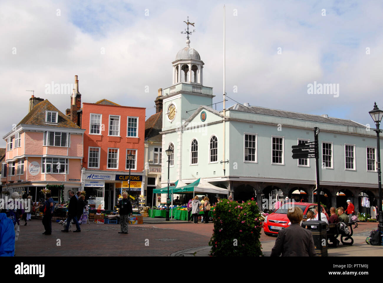 Market Place, Faversham, Kent, England Stock Photo - Alamy