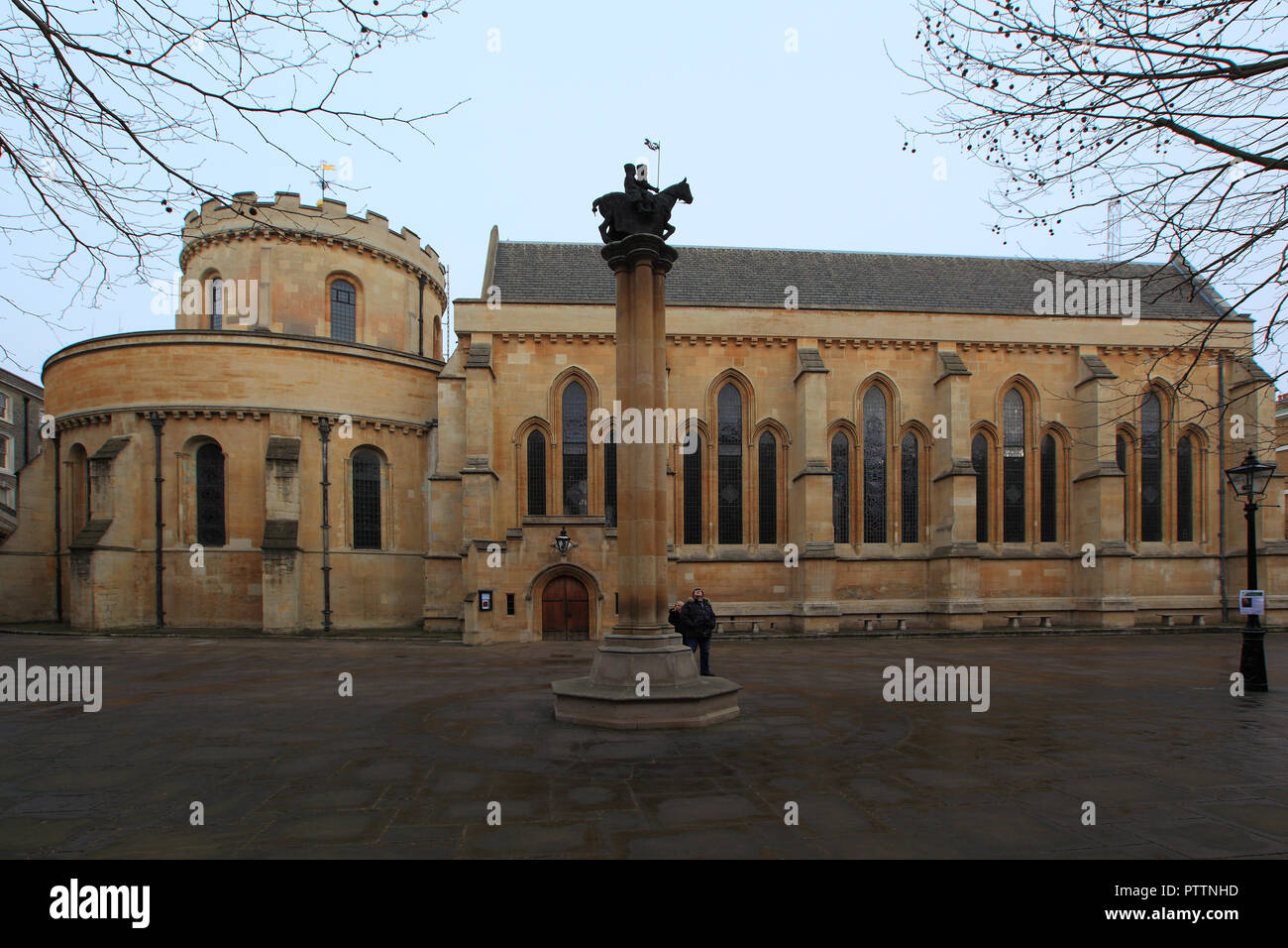 The Temple Church in London, built by the Knights Templar as their ...